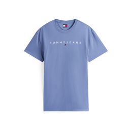 Tommy Jeans T-Shirt Herren Gr&ouml;&szlig;e XS taubenblau / wei&szlig;