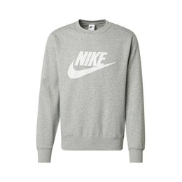 Nike Sportswear Sweatshirt 'CLUB' Herren Gr&ouml;&szlig;e XXL dunkelgrau / wei&szlig;