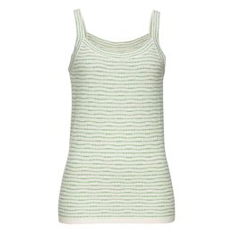 Vivance Stricktop Damen Gr&ouml;&szlig;e XS creme / kiwi