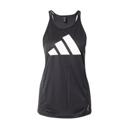 adidas Performance Sporttop 'Run It' Damen Gr&ouml;&szlig;e XS/S schwarz / offwhite