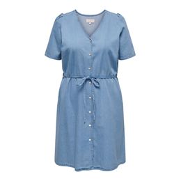 Only Carmakoma Kleid Damen Gr&ouml;&szlig;e 52 blue denim Winterkleid