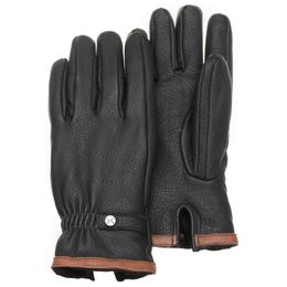 Lederhandschuhe Pearlwood "Moore", Herren, Gr. 8,5, schwarz, Ziegenleder, unifarben, Handschuhe, Atmungsaktiv, W&auml;rmeregulierend, Wind - und Wasserabweisend