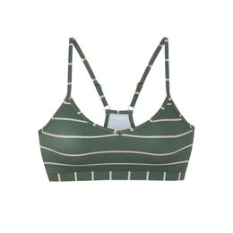 Bench Bikinitop Damen Gr&ouml;&szlig;e 65 creme / dunkelgr&uuml;n