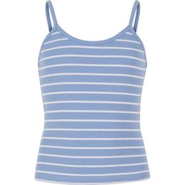 Urban Classics Top M&auml;dchen Gr&ouml;&szlig;e 140 taubenblau / wei&szlig;