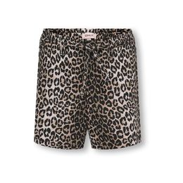 ONLY GIRLS Shorts 'KOGSANDRA' Mädchen Größe 146 ecru / brokat / schwarz