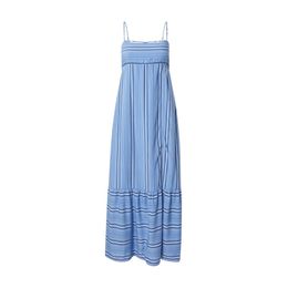 Hollister Kleid Damen Größe 34 blau / hellblau / weiß Winterkleid