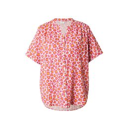 Only Carmakoma Bluse 'CARTHYRA' Damen Gr&ouml;&szlig;e 4XL orange / ros&eacute; / dunkelpink