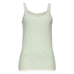 Vivance Stricktop Damen Gr&ouml;&szlig;e XS creme / kiwi