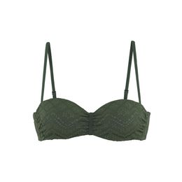 Lascana Bikini Top female Green size 36