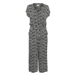 Kaffe Jumpsuit 'Mille' Damen Gr&ouml;&szlig;e XL schwarz / offwhite