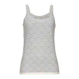 Vivance Stricktop Damen Gr&ouml;&szlig;e XS creme / rauchblau