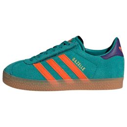 adidas originals Sneaker 'Gazelle' Jungen Gr&ouml;&szlig;e 35 petrol / violettblau / hummer