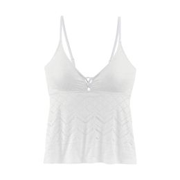 Lascana Tankini Top female White size 36