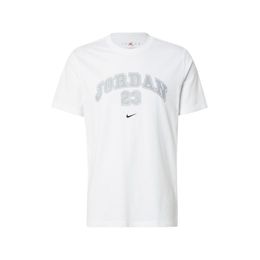 Jordan T-Shirt Herren Größe XL silber / weiß