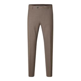 Selected Pleat-Front Pants 'SLH-Theo' male Brown size 90