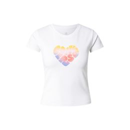 Converse T-Shirt 'HEART' Damen Gr&ouml;&szlig;e L blau / gelb / rot / wei&szlig;