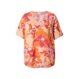Only Carmakoma Bluse 'CARHELEN' Damen Gr&ouml;&szlig;e 7XL orange / apricot / weinrot