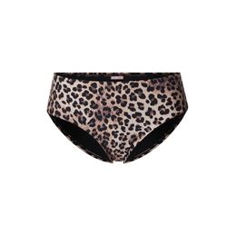 Hunkemöller Hunkemöller Bikinihose 'Animalia Rio' Damen Größe XS braun / cappuccino / schwarz