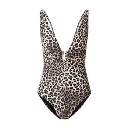 Hunkemöller Hunkemöller Badeanzug 'Luxe Animalia' Damen Größe XS cappuccino / dunkelbraun / schwarz