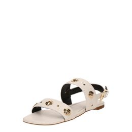 Kate Spade Sandale 'Spade Flower Sandaletten Mit Nieten, Flach' Damen Gr&ouml;&szlig;e 40 creme