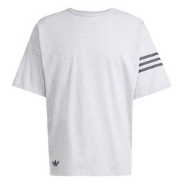 adidas originals Shirt 'Neuclassics' Herren Gr&ouml;&szlig;e XS graumeliert / schwarz