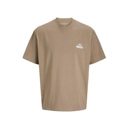 Jack & Jones Jack & Jones Junior Shirt 'JCO Retreat Typographic' boy Beige size 152