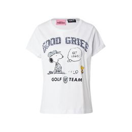 Princess Goes Hollywood T-Shirt 'Snoopy Golf Good Grief' Damen Gr&ouml;&szlig;e XL opal / grau / schwarz / wei&szlig;