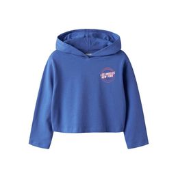 name it Sweatshirt 'NKFVIALA' M&auml;dchen Gr&ouml;&szlig;e 134/140 blau / rot / wei&szlig;