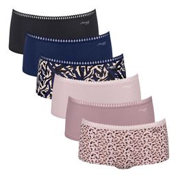 Sloggi Boyshorts female Blue, Pink, Black size M