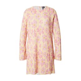 Pieces Kleid 'PCAmber' Damen Größe 42 senf / pastellgelb / rosa / hellpink Winterkleid