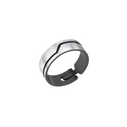 Vivance Fingerring »925 Sterling Silber oxidiert« weiß 066 (21,0) Herrenring aus 925/- Sterling Silber oxidiert