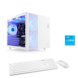 CSL PC »Cube V24140« weiß Inkl. Maus, Tastatur, WLAN-Karte