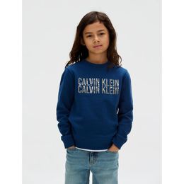 Calvin Klein Jeans Sweatshirt »TERRY SEASONAL LOGO CN« für Kinder bis 16 Jahre, Fotodruck Blue Jean 4 (104) 4 (104) Sweatshirt von Calvin Klein...