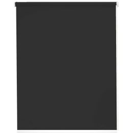 Seitenzugrollo SUNLINES, B:162cm H:220cm, schwarz, Kunststoff, Metall, Polyester, Rollos, "Eco-Line Upcycling"