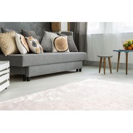 Hochflor-Teppich Kayoom, B:120cm H:45mm L:170cm, rosa, Kunstfaser, Teppiche, "Diamond 700", weiche Microfaser, Langflor, Shaggy, Melange, Wohnzimmer