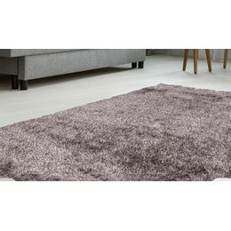 Hochflor-Teppich Kayoom, B:160cm H:45mm L:230cm, beige, Kunstfaser, Teppiche, "Diamond 700", weiche Microfaser, Langflor, Shaggy, Melange, Wohnzimmer