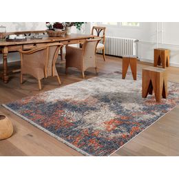 Teppich, B:120cm H:8mm L:170cm, bunt, Gallery M BRANDED BY MUSTERRING, Polyester, Wohnzimmer, Teppiche, "MODENA", Kurzflor, Wohnzimmer, Vintage