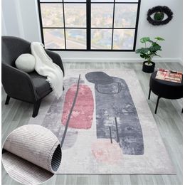 Teppich, B:160cm H:10mm L:230cm, bunt, MyFlair M&Ouml;BEL & ACCESSOIRES, Polyester, Wohnzimmer, Teppiche, "Dylan, LAGERR&Auml;UMUNG", bedruckt, modernes