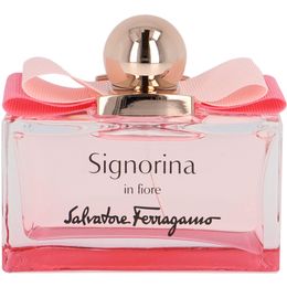 Damen Eau de Toilette "Signorina in Fiore", 100ml, rosa, Salvatore Ferragamo, Parfüms, mit aufregender Kopfnote