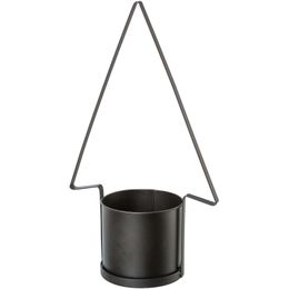 CREATIV DECO Dekobaum "PLATANUS, Weihnachtsdeko", B/H/T: 35cm x 59cm x 18,5cm, Baum, schwarz, Dekofiguren, Tannenbaum als Blumentopf, aus Metall