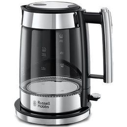 Russell Hobbs Wasserkocher "Elegance 23830-70", B:23,3cm H:26,1cm T:19cm, schwarz, Wasserkocher, Edelstahl, LED Beleuchtung, Kalkfilter,