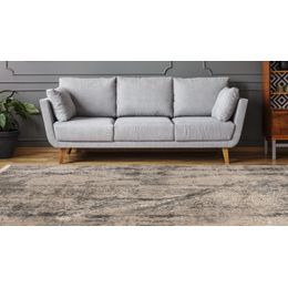 Teppich Kayoom, B:80cm H:13mm L:150cm, grau, Polypropylen, Wohnzimmer, Teppiche, "Adela 525", ca. 575.000 Points/qm, Vintage Look, hochwertig