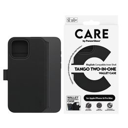 Handyh&uuml;lle "Case Feature Tango 2-in-1 Wallet Case Apple iPhone 16 Pro Max", B:11cm H:2,6cm T:19,6cm, schwarz, CARE BY PANZERGLASS, H&uuml;llen, Backcover,