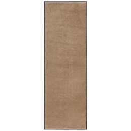 L&auml;ufer my home, B:60cm H:9mm L:180cm, grau, Kunstfaser, Flur, Teppiche, "Lavea", L&auml;ufer, Teppichl&auml;ufer, Br&uuml;cke, Schmutzfangmatte, Uni-Farben, waschbar