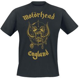 Mot&ouml;rhead Mot&ouml;rhead Golden England - Everything Louder Than Everything Else T-Shirt schwarz in 4XL MOTORX203253BK