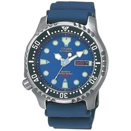 Citizen Damen Automatikuhr "Promaster Mechanical Diver", blau, Armbanduhren, Armbanduhr, Herrenuhr, Damenuhr, Taucheruhr, bis 20 bar wasserdicht