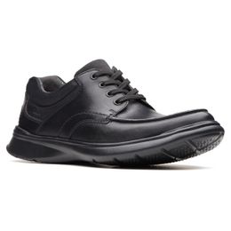 Clarks Herren Schn&uuml;rschuh "Cotrell Edge", Gr. 42, schwarz, Leder, Schuhe, Komfortschuh, Halbschuh mit gepolstertem Schaftrand