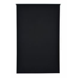 Seitenzugrollo GOOD LIFE, B:62cm H:180cm, schwarz, Polyester, Rollos, "Amelie", 1 St&uuml;ck