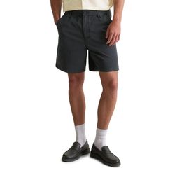 Marc O'Polo Herren Shorts "aus elastischem Bio-Baumwoll-Twill", blau, Gr. S, MARC O'POLO DENIM, unifarben, Obermaterial: 98% Baumwolle, 2% Elasthan, Hosen
