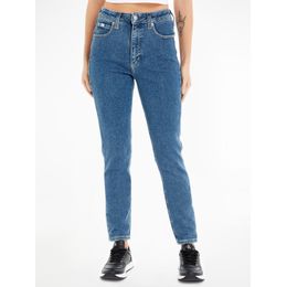 Damen Skinny-fit-Jeans "HIGH RISE SKINNY", blau, Gr. 33, Calvin Klein Jeans, unifarben, Denim/Jeans, Obermaterial: 94% Baumwolle, 4%